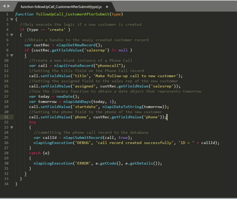 Creating Custom Scripts In Netsuite Netsuite Customization